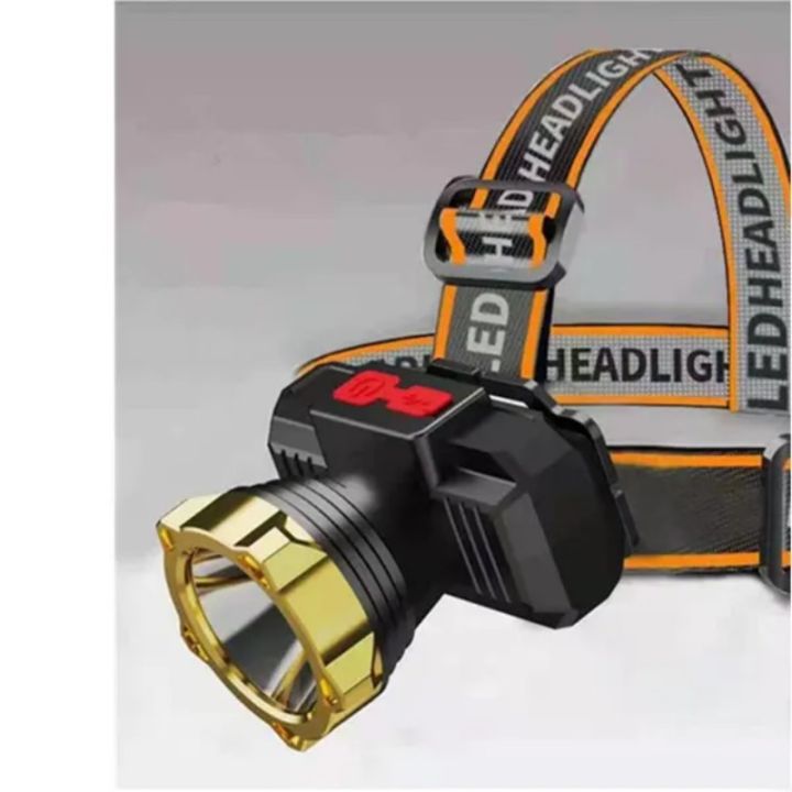 Believesinkinte Rechargeable LED Headlamp Outdoor ABS Head-mounted ...