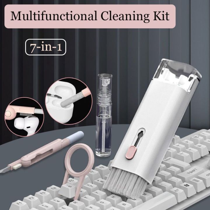 【HOT】 7-In-1 Computer Keyboard Cleaner Brush Kit Multifunctional ...