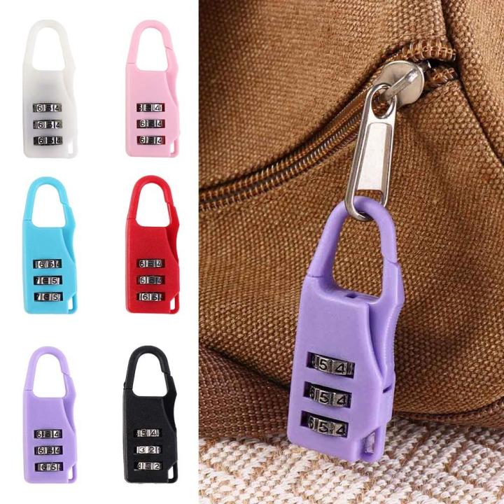 Portable Digit Suitcase Combination Lock Anti-theft Plastic Backpack ...
