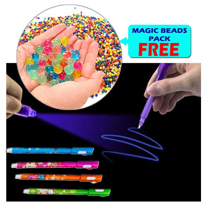 Invisible Magic Pen with Free Magic Beads Pack | Daraz.lk
