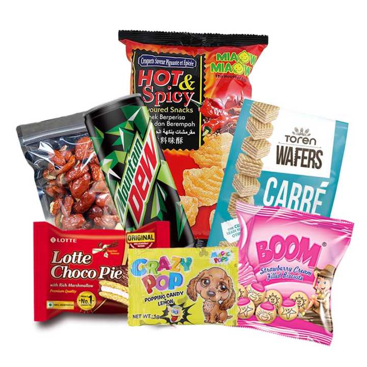 Crazy Pop Candy Fun Time Bundle for ShortBreaks ; Mountain DEW Tin ...