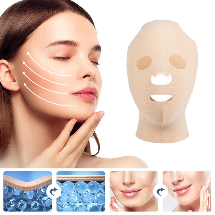 Elastic Face Slimming Bandage V Face Mask Women Chin Cheek Lift Up Belt ...