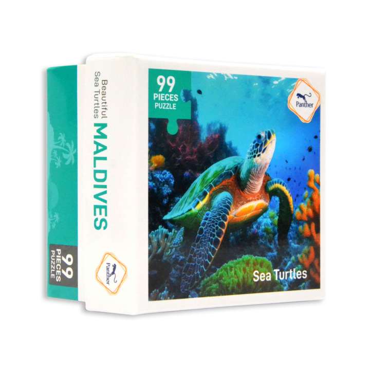Travel Pack - Maldives -Sea Turtles - 99 Pieces Puzzle | Daraz.lk