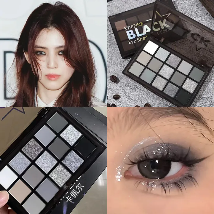 KAPEINE 15 Colors Night Knight Eyeshadow Palette Smoke Punk 2024 New ...
