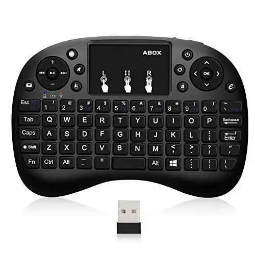 Mini Wireless Keyboard with Touchpad, 2.4Ghz Wireless Mini Handheld ...