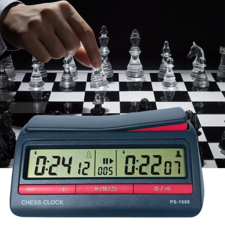 Advanced Chess Digital Timer Professional Chess Clock I-go Count Up Down Alarm Watch Board Game ...