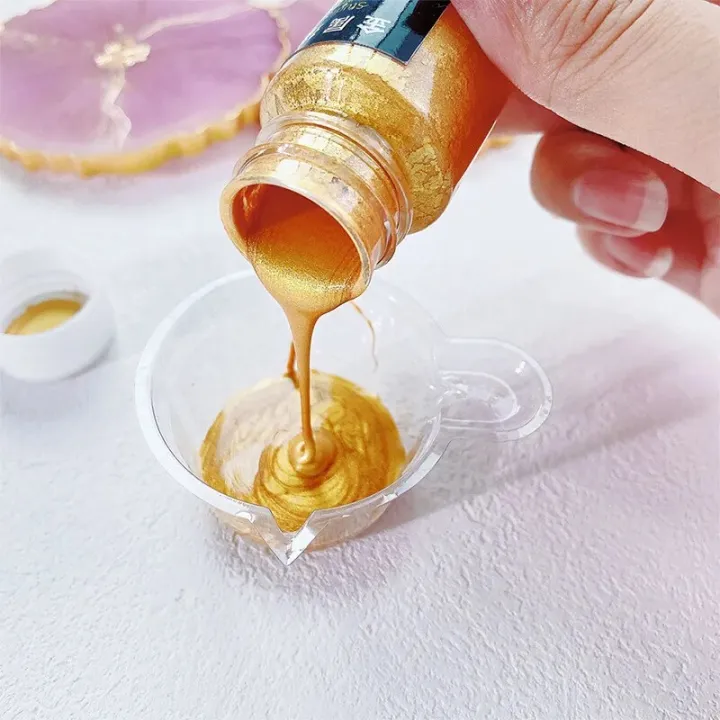 resin art accessories 30ml Acrylic Border Gold Paste DIY Crystal Epoxy ...