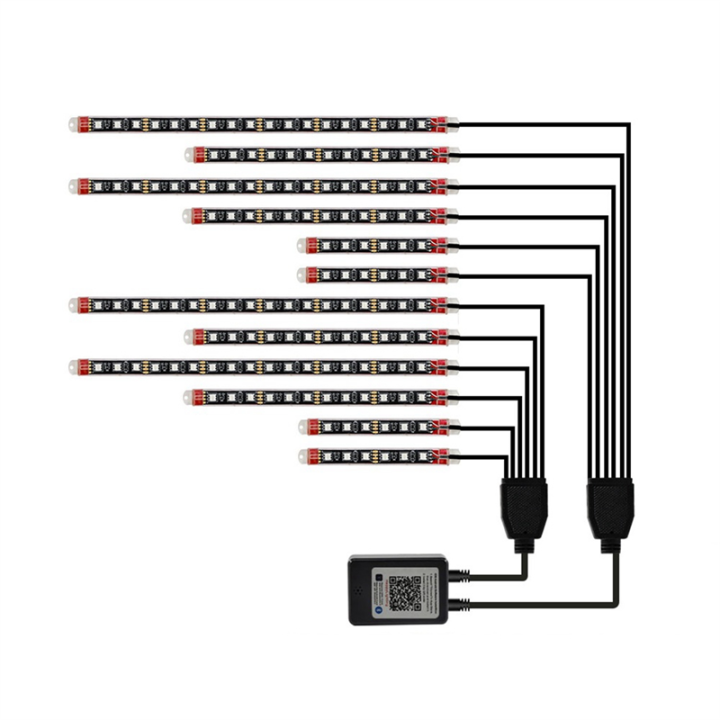 Motorcycle LED Backlight Kit PVC Motorcycle LED Backlight Kit RGB ...