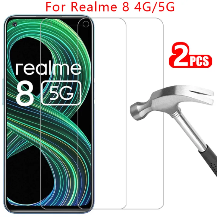 tempered glass for realme 8 4g 5g protective glass screen protector on ...