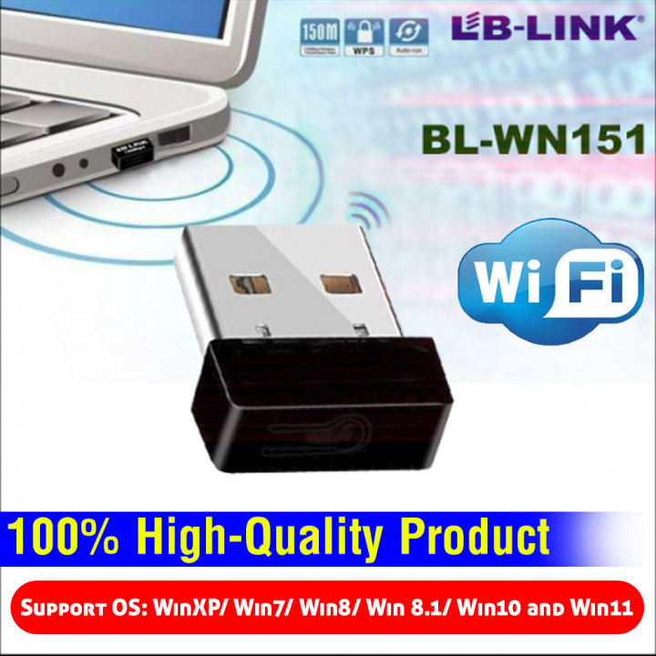 150Mbps WiFi USB Adapter, Wireless LAN WiFi Dongle Stick Network ...