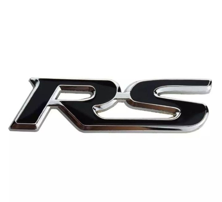 RS Badge Metal Car Modification Logo - BLACK | Daraz.lk