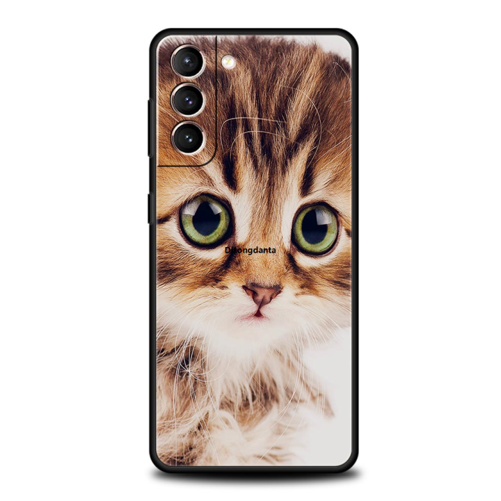 Bumper Plus 1S9 S8 S10E 5G S10Ultra 20 FE S21 Slaxy S Cartoon Cute Cat ...