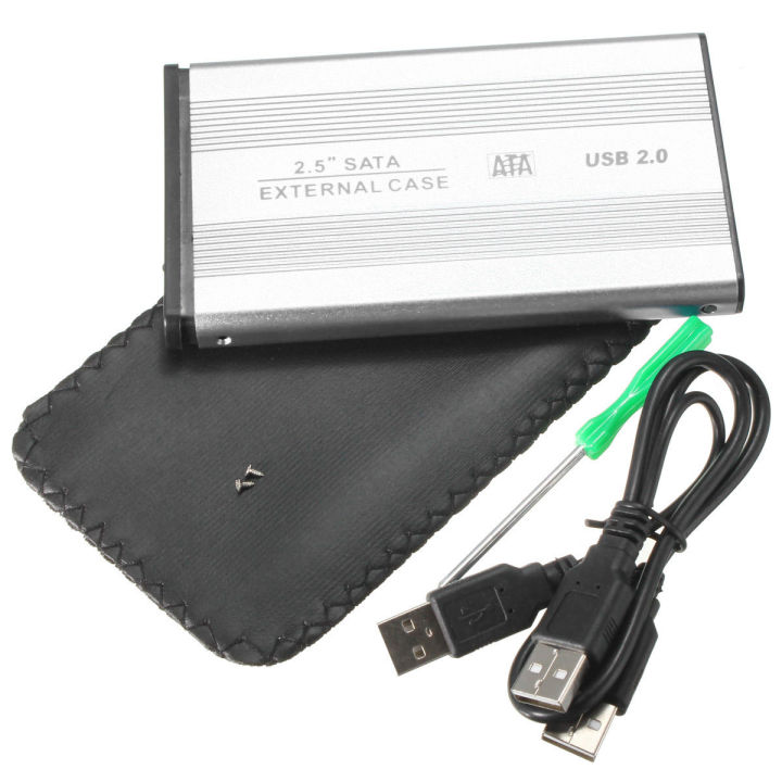 USB 2.0 HDD Hard Drive External Enclosure 2.5 Inch SATA HDD Case Box ...