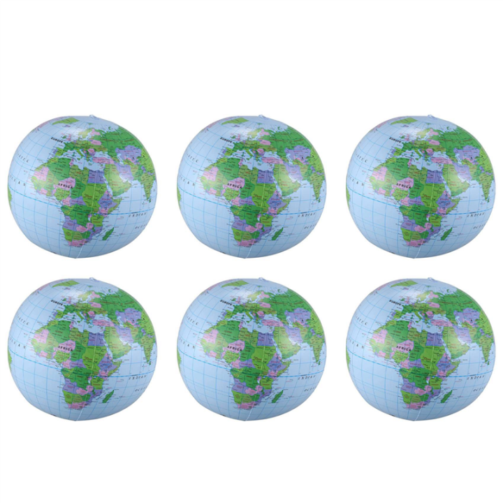 Nullmul 6X Inflatable Toy Globe Tellurion Training Geography Map ...