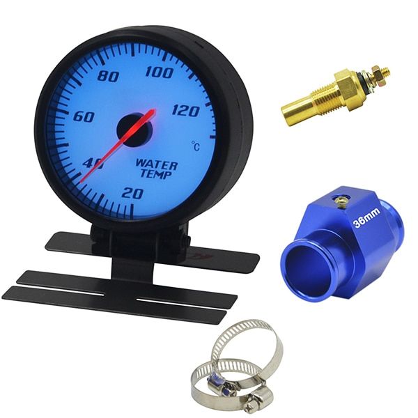 【Water Gauge 36mm】 60mm Car Boost Water Temperature Oil Temp Pressure Gauge Aif Exhaust Gas Rpm ...