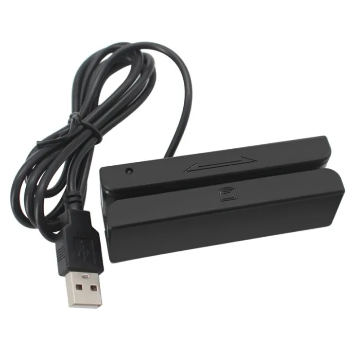 MSR90 USB Magnetic Strip Card Reading Machine Card Reader Stripe 3 ...