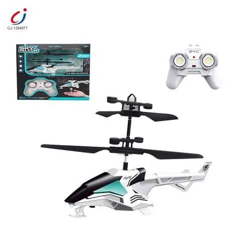 Induction Type Sky Falcon Flying Indoor Helicopter with Remote for Kids ...