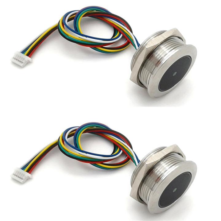 2X GM861 Metal LED Control Ring Indicator Light UART Interface 1D/2D ...