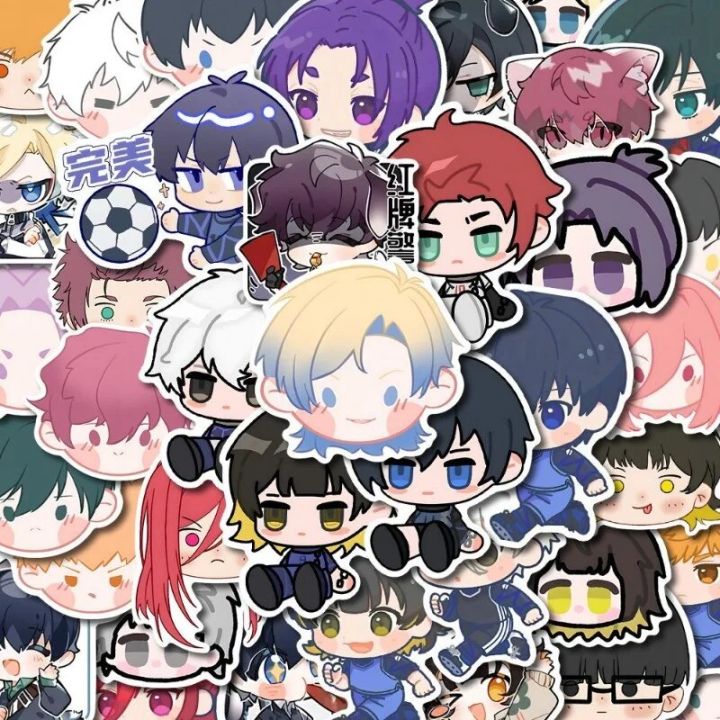 Blue Lock Anime Sticker Chigiri Hyoma Bachira Meguru Cartoon Stickers ...
