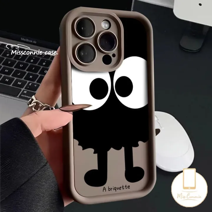 Long Legged Big Eyes Coal Ball Couples Case For Redmi 13C Note 11 8 10s ...