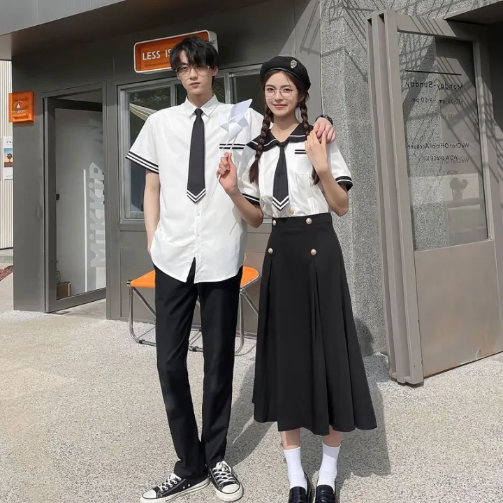 School Uniform Suit High School Student Summer College Style JK Uniform ...