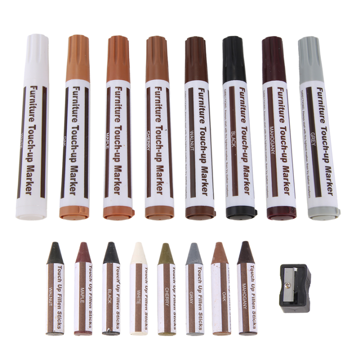 Kqueebee Furniture Repair Kit Wood Markers - Set of 17 - Markers and ...