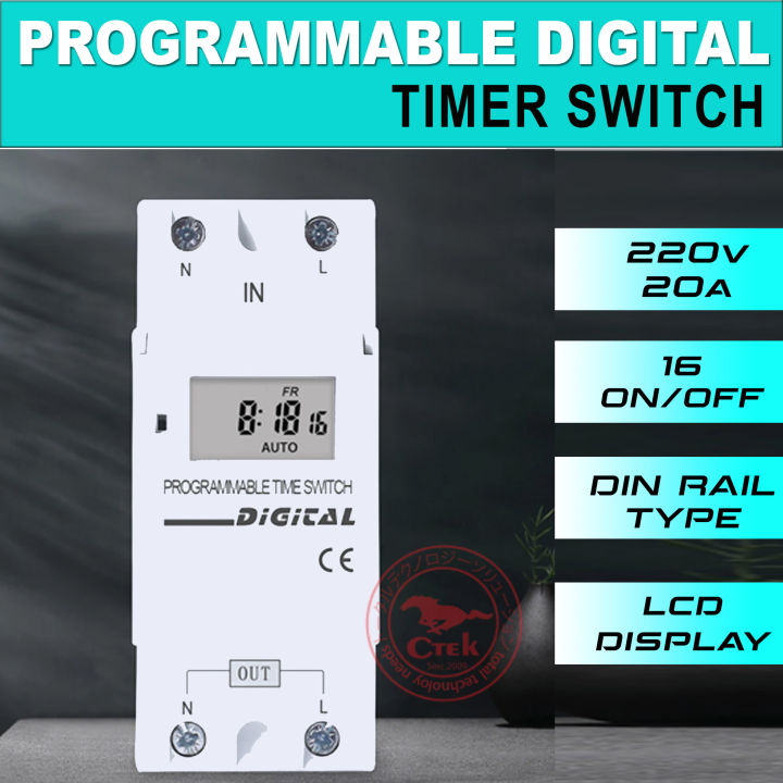 Programmable Digital Timer Switch | Daraz.lk