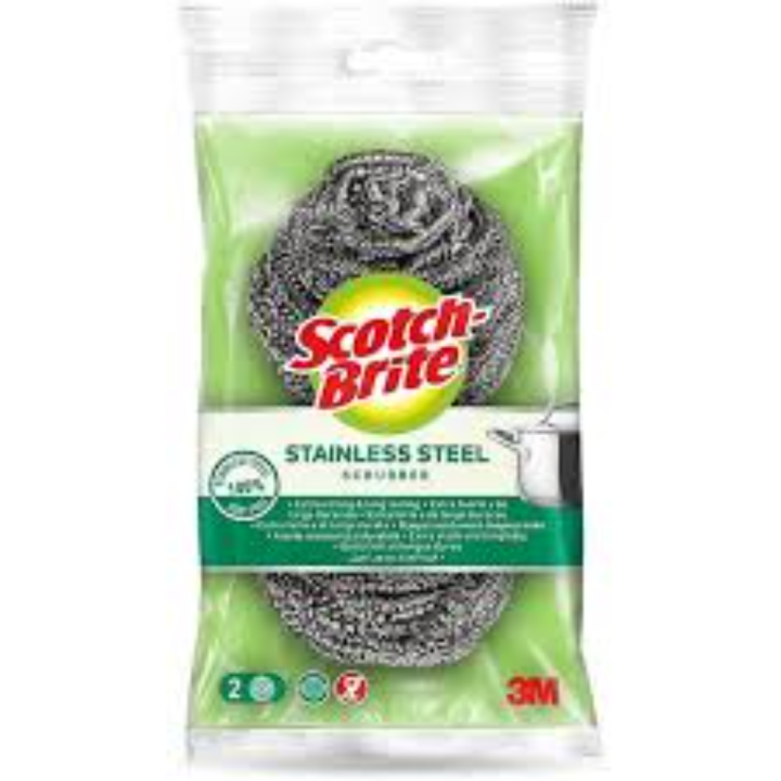 Scotch Brite Stainless Steel Scrubber 2pcs | Daraz.lk