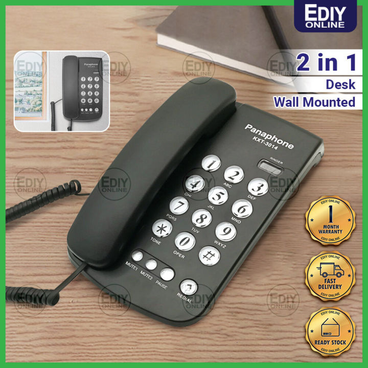 Home Rumah Integrate Corded Phone Telephone Telefon Basic Landing ...