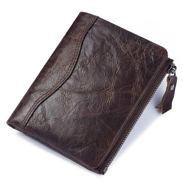 HUMERPAUL Short Wallet for Men Genuine Leather RFID Wallets with Card ...