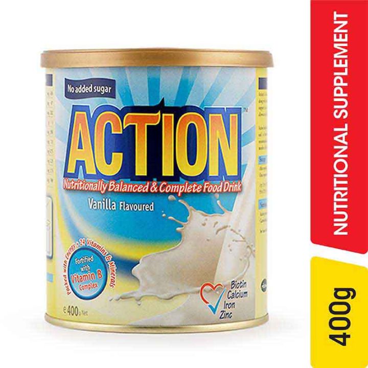 Action Milk Powder Vanilla - 400G | Daraz.lk