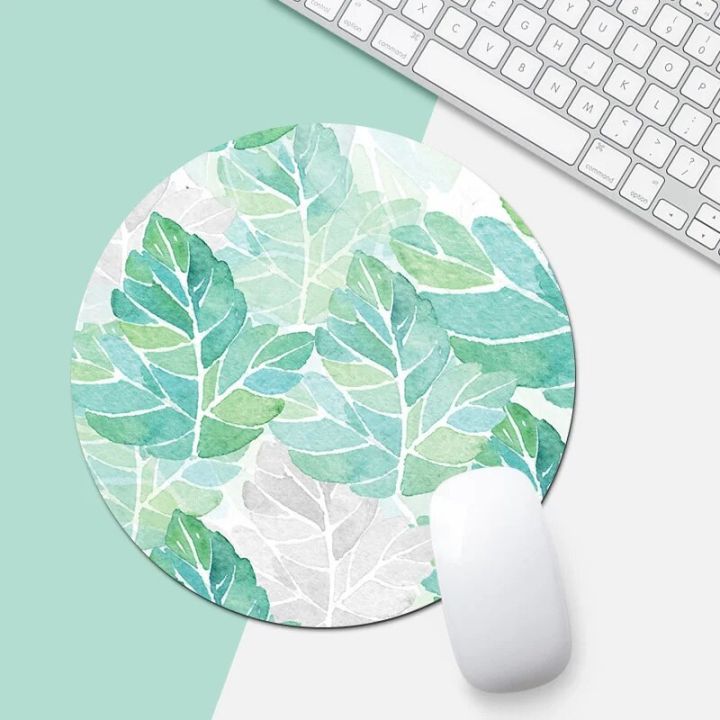 【HUT】 Kawaii Round Mouse Pad Desk Pad Laptop Mouse Mat For Office Home ...