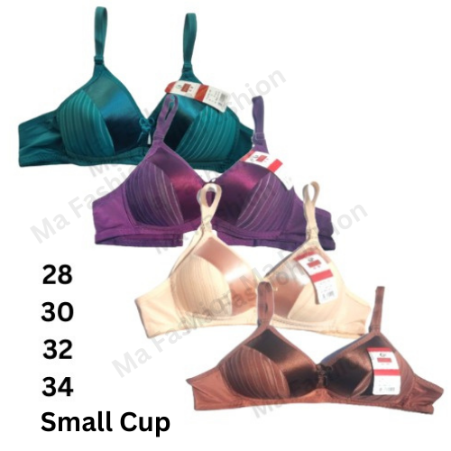 Padded Bra Womens Small Cup Bra Non wired Full Cup Comfortable Girls ...