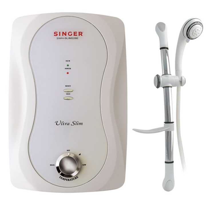 Singer Instant Shower Heater - Ultra Slim 3.5kW, 220 V | Daraz.lk