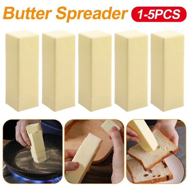 1-5PCS Butter Storage Box Pancake Waffle Toast Plastic Squeezer Sticks ...