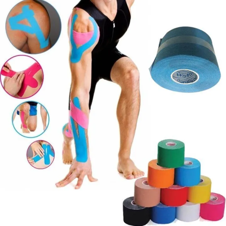 Generic Kinesio Athletic Sports Kinesiology Tape - 5m x 5cm K Tape ...