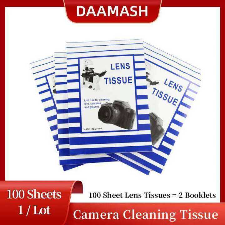 100 Sheets Tissue Camera Lens Microscope Cleaning Paper Eyeglasses Kit ...