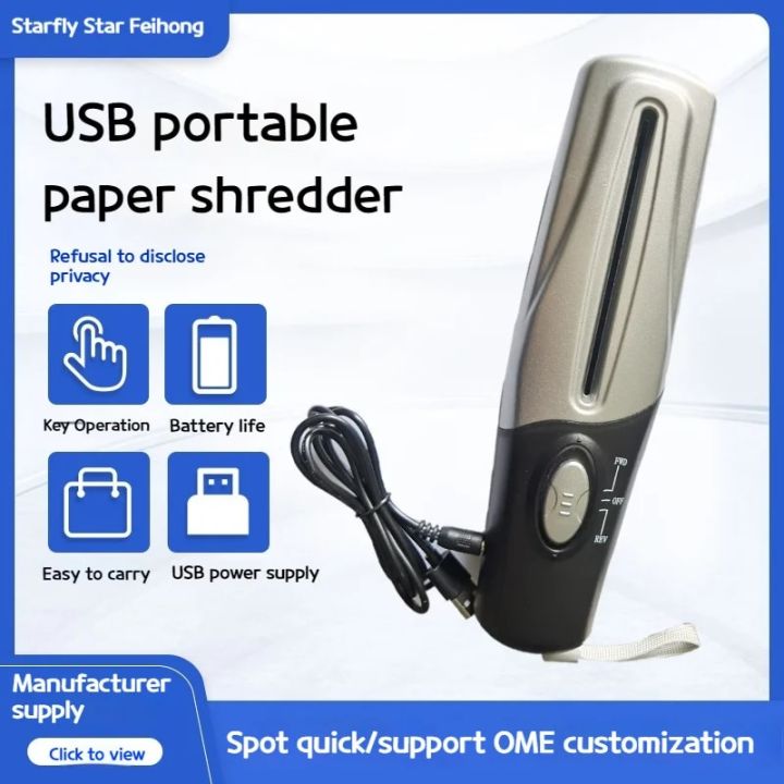 Usb Portable Paper Shredder Multifunctional Mini Electric Paper ...