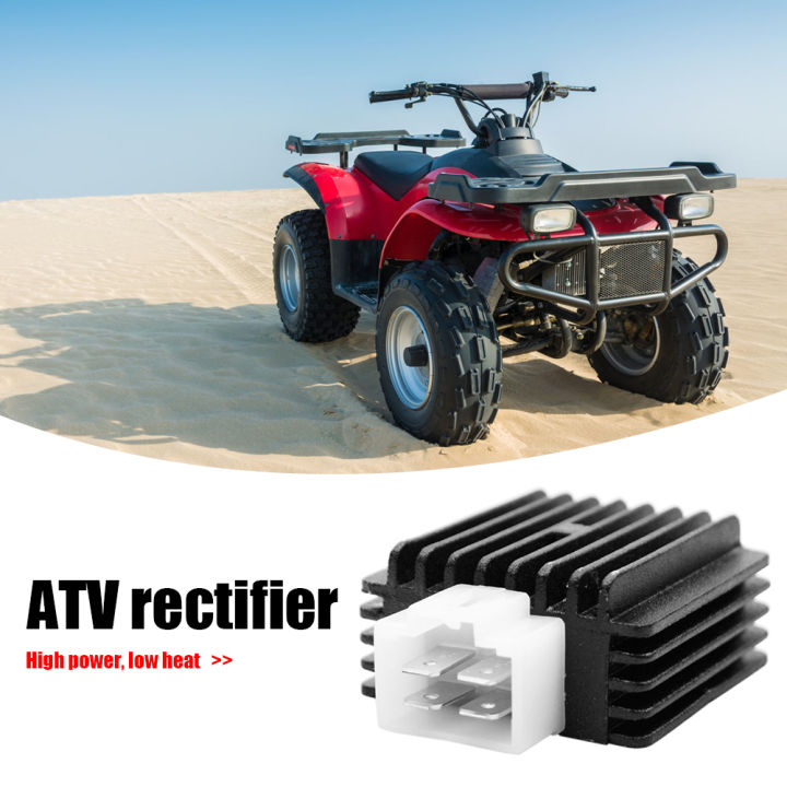 12V 4 Pins Full Wave Rectifier Motorcycle Scooter Voltage Regulator ...