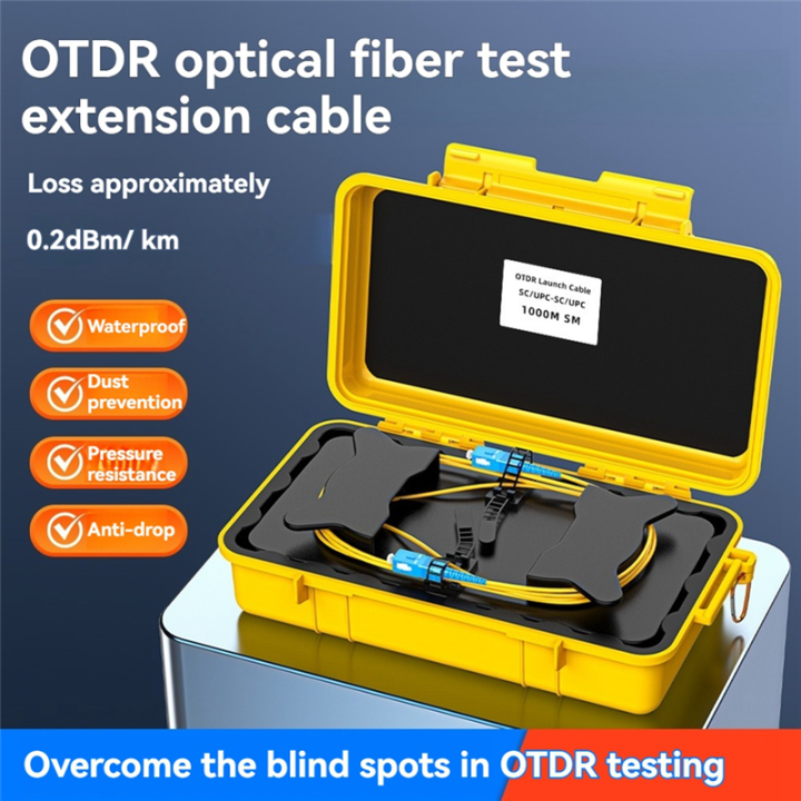 OTDR Launch Cable Box Optical Fiber Test Extension Cable 1000 Meter ...