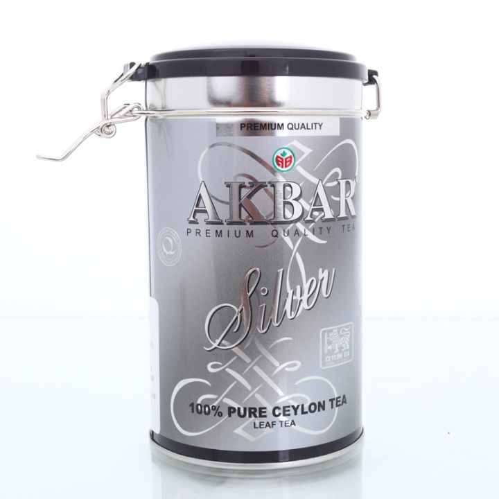 Akbar Silver 150g | Akbar Tea | Premium Quality Tea | Ceylon Tea | Leaf ...