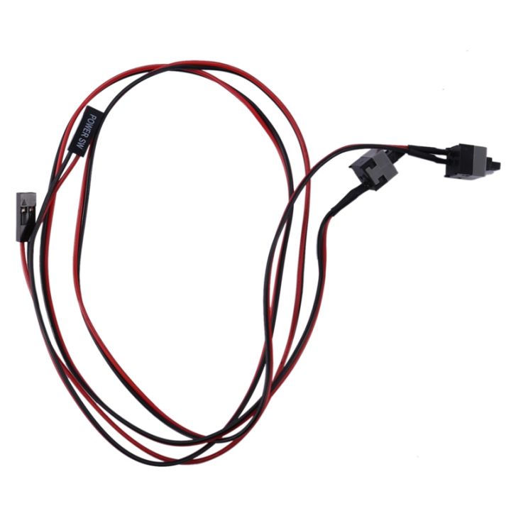 2 Pack 2 Pin SW PC Power Cable on/off Push Button ATX Computer Switch ...