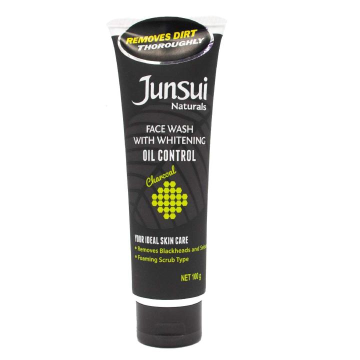 Junsui Oil Control Charcoal Face Wash 100g | Daraz.lk