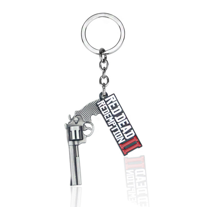 Game RDR2 Arthur Morgan Keyring Red Dead Redemption 2 Keychain Pendant ...