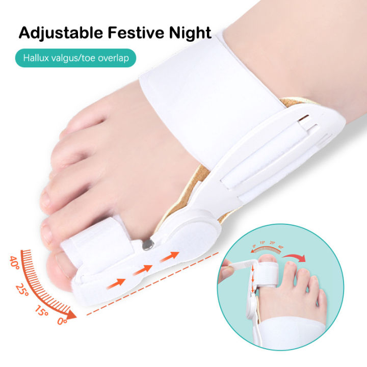Adjustable Bunion Splint Big Toe Straightener Corrector Adjustable Knob ...