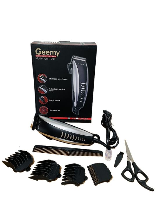 Geemy Gm-1001 Professional Hair Cutter / Hair Trimmer / Clipper | Daraz.lk