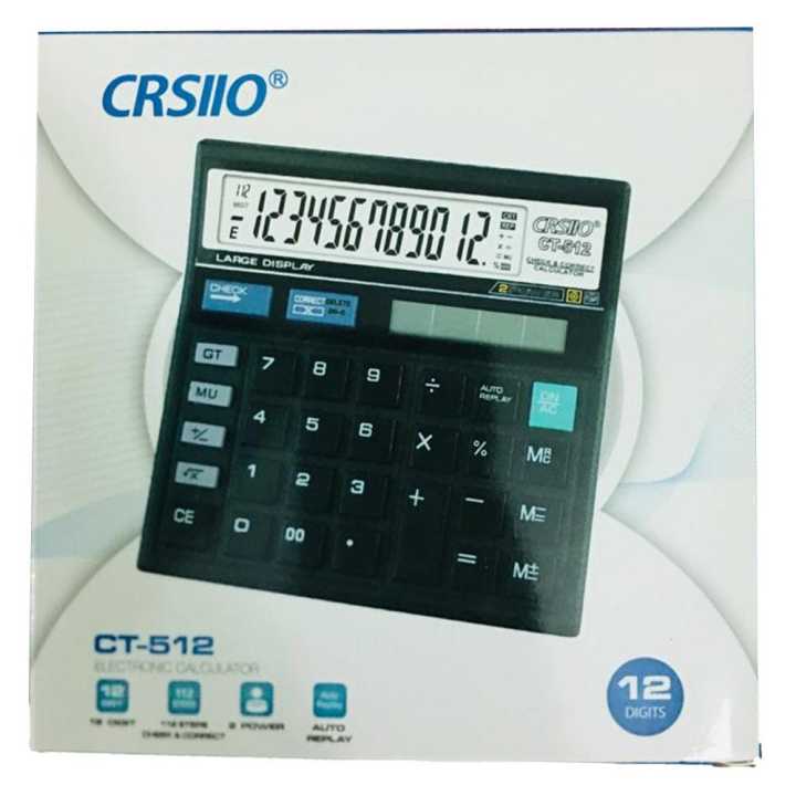 CT - 512 12 DIGIT CALCULATOR | Daraz.lk