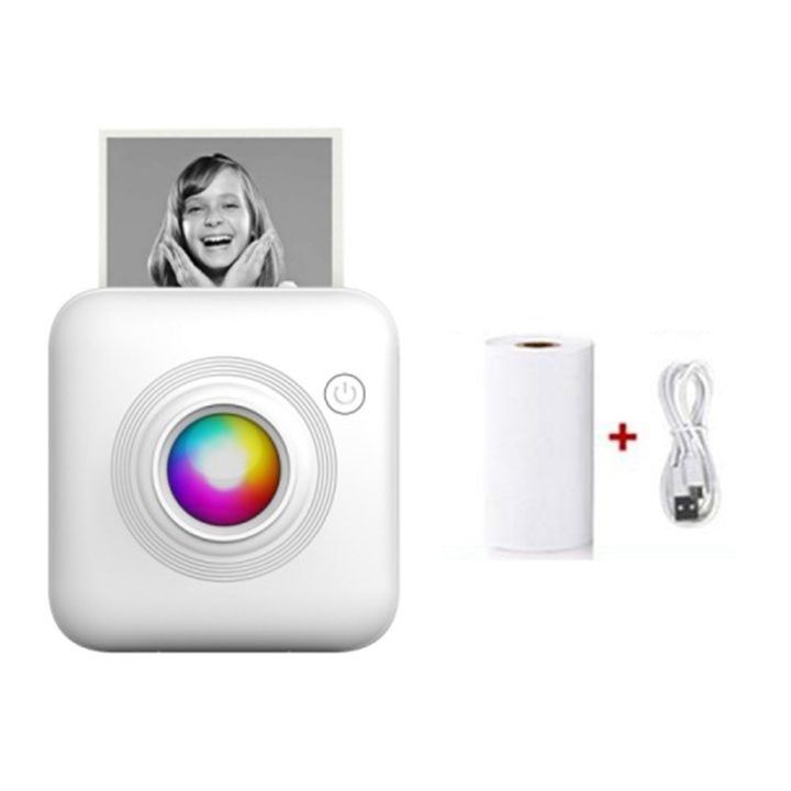 Mini Pocket Label Printer Pass Note Photo Printing Portable Maker ...