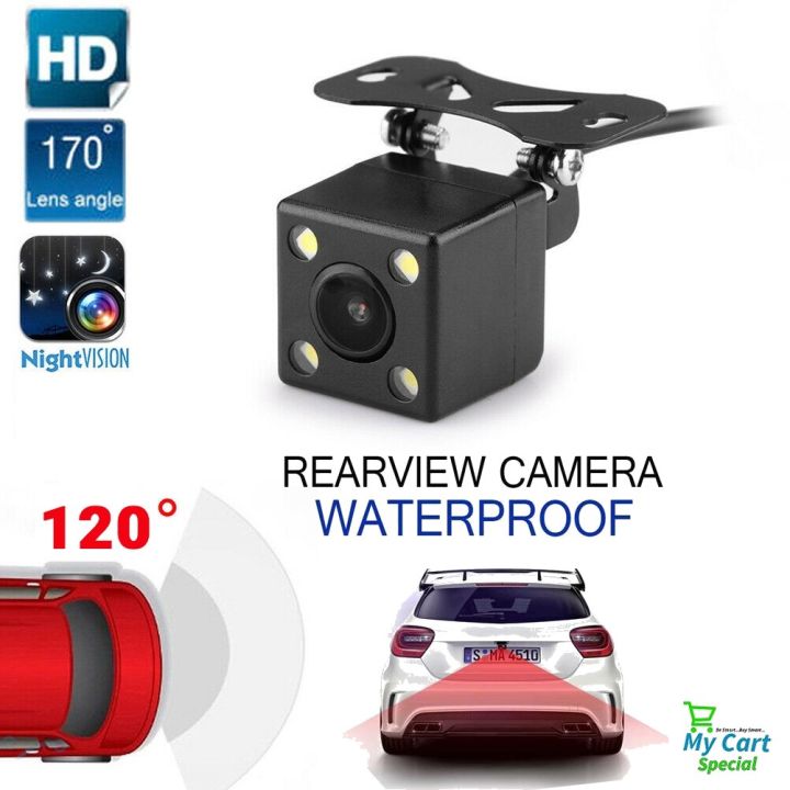 Vehicle Reverse Car/Van Camera With 4 LED Infrared Night Vision with ...