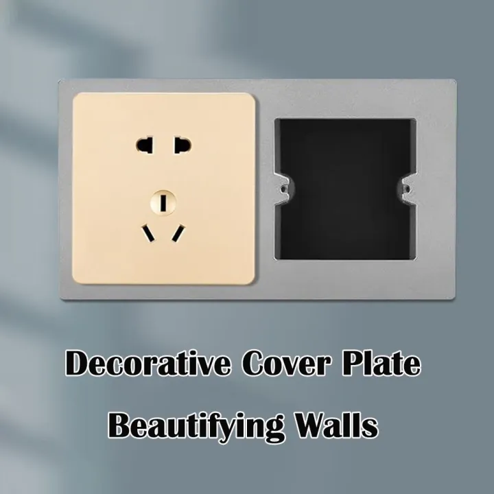 Switch Cover Plastic Switch Socket Panel Universal Switch Socket Frame ...
